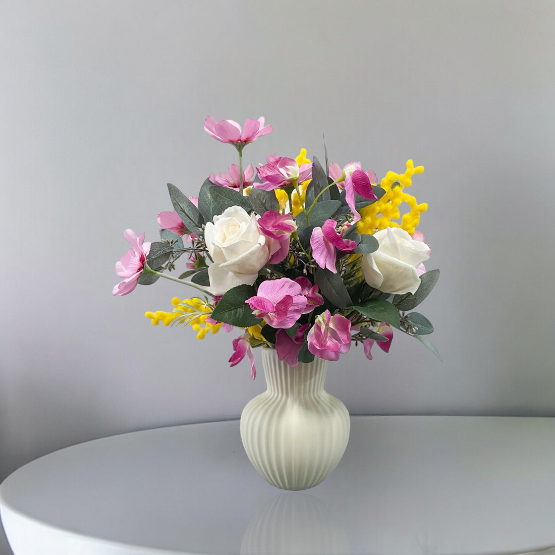Realistic Artificial Garden Flower Arrangements & Bouquets – Seaholly ...